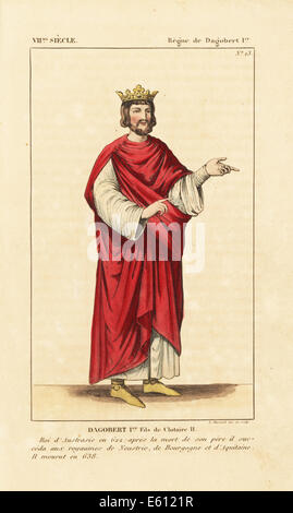 Dagobert i., c. 603-639, König von Austrasien und Neustrien, Burgund, König der Franken der ...
