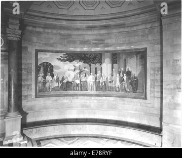 Barry Faulkner’s Constitution Mural in National Archives Rotunda in ...