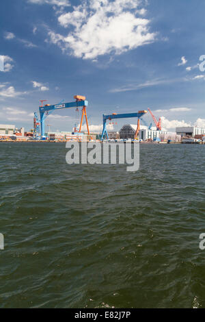 Deutschland, Schleswig - Holstein, Kiel, Howaldtswerke-Deutsche Werft AG, Kran, Detail ...