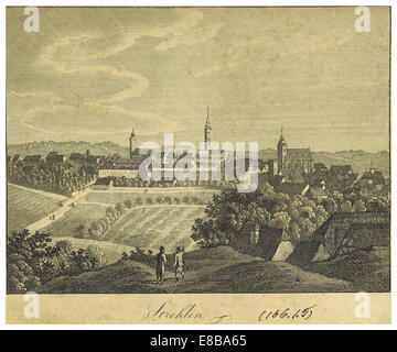Diese 1819 von Fischer und Stuckart gezeigte Illustration zeigt eine Karte von LC3BCben in ...