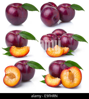 Lila und blauen Obst und Gemüse Stockfotografie - Alamy