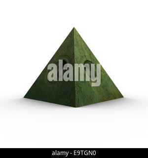 3D Pyramide Grunge alte Lautsprecher sound-system Stockfotografie - Alamy