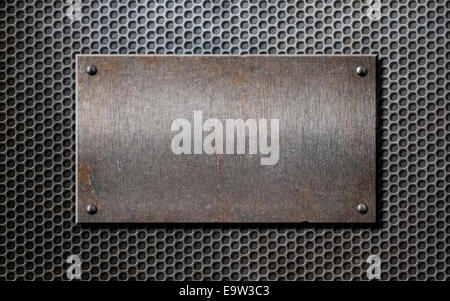 Alte rostige Blech abstrakten Hintergrund, Rost an verwitterten ...