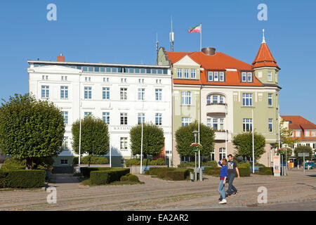 Markt-Platz, Bergen, Rügen Insel, Mecklenburg-West Pomerania ...