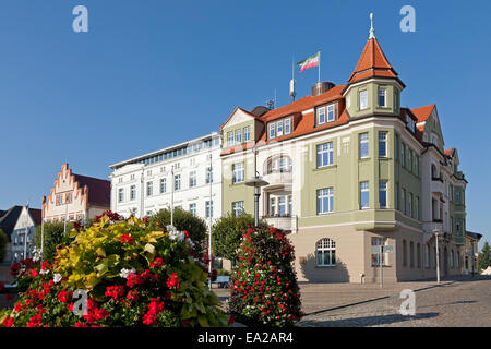 Markt-Platz, Bergen, Rügen Insel, Mecklenburg-West Pomerania ...