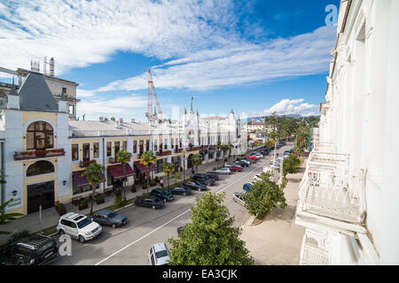 Straße in der Altstadt, Suchumi, Abchasien Stockfotografie - Alamy