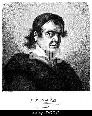 Friedrich Mueller, 1749-1825, deutscher Dichter, Dramatiker und Maler ...