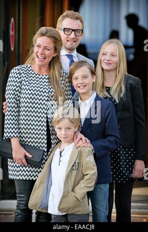 Prinz Bernhard, Prinzessin Annette und ihre Kinder Isabella, Samuel und ...