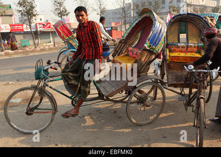 Zyklus Rikschas in Dhaka, Bangladesh Stockfotografie - Alamy