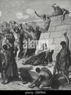 St Stephen wird zu Tode gesteinigt Stockfoto, Bild: 150878102 - Alamy