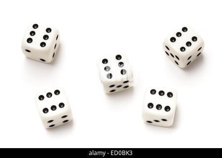 Würfel fünf Sechsen Nummer sechs 6 Stockfoto, Bild: 20856197 - Alamy