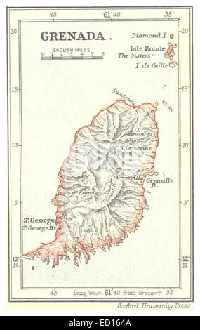 Diese Karte von 1888 bietet ein detailliertes Layout der Falklandinseln ...