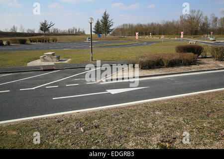 Autobahn Rastplatz, Frankreich Stockfotografie - Alamy
