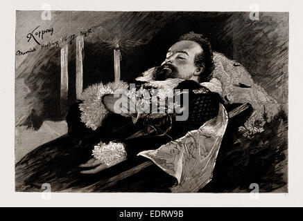 DER TOD VON KÖNIG LUDWIG II. VON BAYERN: SCHLOSS BERG UND AM SEE, WO ...