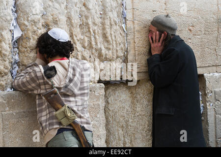 Am Freitag, den 7. Februar 2020, in Jerusalem, Israel, beten die ...