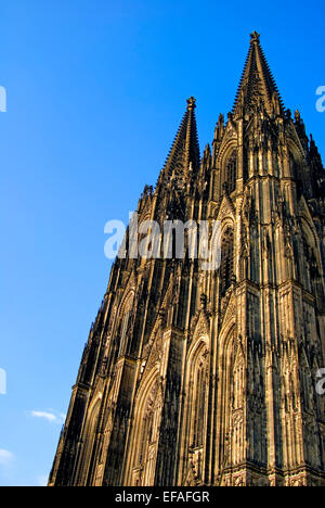 Kölner Dom. Fassade des Kölner Doms (Kölner Dom), Köln, Deutschland ...