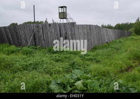 Die ehemaligen sowjetischen Gulag Lager der Perm36, westlich des Ural ...