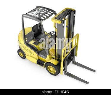 Draufsicht der Gabelstapler Stockfoto, Bild: 31448439 - Alamy