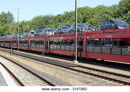 Niebuell, Autozug Sylt Shuttle Stockfoto, Bild: 49253354 - Alamy