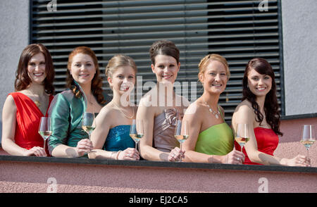 Die sechs Kandidaten für die 2015/2016 fränkische Weinkönigin Krone ...