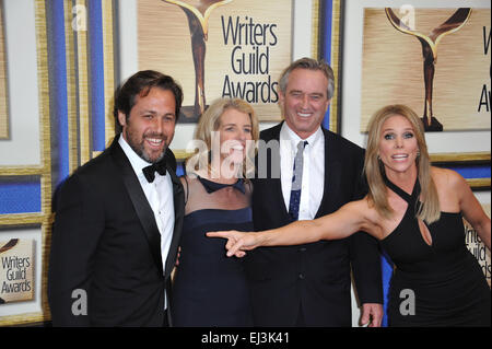 Cheryl Hines, left, and Robert F. Kennedy, Jr. arrive at the 24th ...