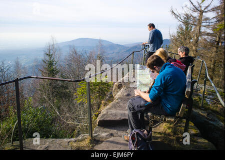 Bernsteinfels in der Nähe von Bad Herrenalb und Bernbach Schwarzwald ...