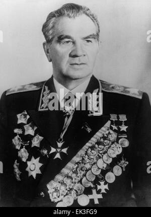 Held der Sowjetunion Marschall Konstantin Rokossowski Stockfoto, Bild ...