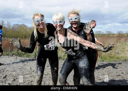 Leaminghton Spa, Warwickshire, UK, Sonntag, 12. April 2015. Der Wolf ...