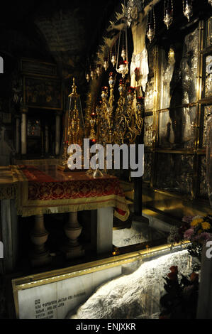 Altstadt von Jerusalem, Golgatha, Calvary, Israel, der 12. Station der Via Dolorosa in der ...