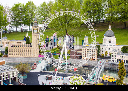 Miniland London im Freizeitpark Legoland, Windsor, Berkshire ...