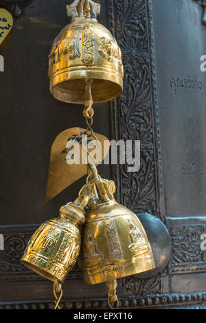 Glocken im Wind am Wat Phra, die Doi Suthep, Tempel, Chiang Mai, Nord ...