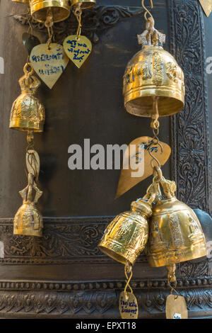 Glocken im Wind am Wat Phra, die Doi Suthep, Tempel, Chiang Mai, Nord ...
