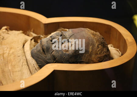 Antike ägyptische Mumie Körper erhalten durch Mumifizierung Stockfoto ...