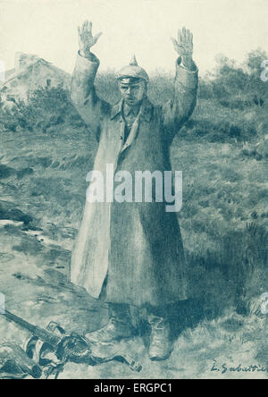 Kapitulation der deutschen Soldaten in Straßburg, Frankreich, 22 ...