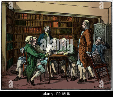 Denis Diderot - französischen Aufklärung Schriftsteller und Philosoph ...