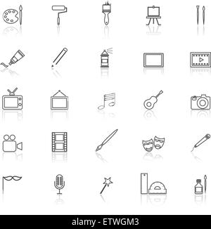 Symbollinie der Pipette isoliert auf weißem Hintergrund. Schwarzer ...