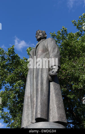 Statue von Felix Dzerzhinsky, der sowjetische Staatsmann in der ...