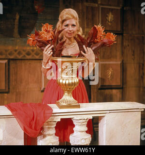 Die deutsche Sängerin und Plant Rut Rex, Deutschland 1960er Jahre ...