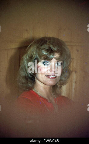 Porträtstudie der Deutschen Schauspielerin Christiane Rücker, 1970er ...