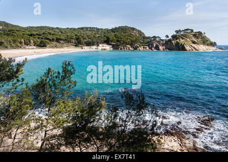 El Castell Strand. Palamos Stockfotografie - Alamy