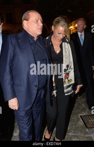 Silvio Berlusconi und seinem Partner, Francesca Pascale unterwegs zusammen mit Portofino: Silvio ...