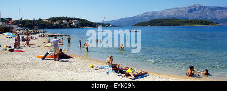 Europa, Kroatien, Dalmacia Provinz, Insel Korcula, Vela Luka-Bereich ...