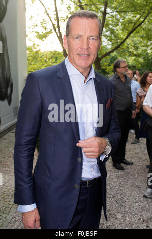 Berlin, Deutschland. 14. August 2015. Henry Maske und Frau Manuela Sahr ...