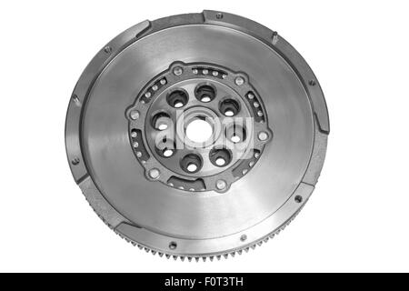 Schwungrad Auto auf weißem Hintergrund Stockfoto, Bild: 241770742 - Alamy