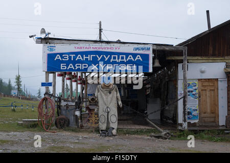 Stadt von Murun (Murun) im Norden der Mongolei Stockfotografie - Alamy