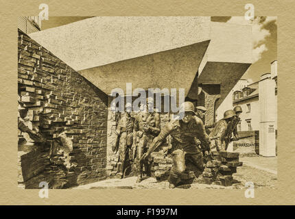 Warschauer Aufstand Denkmal (Pomnik Powstania Warszawskiego) auf ...