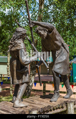 Nottingham Forest, Robin Hood Land, Eiche, große Eiche, Nottingham ...