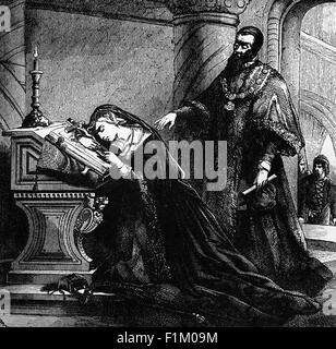 Die Hinrichtung von Mary Stuart. Die letzten Momente Stockfoto, Bild ...