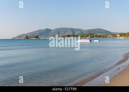 Sonnenaufgang in Laganas Bay, Insel Zakynthos, Griechenland Stockfoto ...