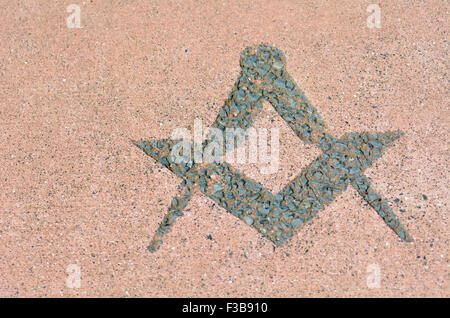 Freimaurerei: Freimaurer symbol Stockfotografie - Alamy